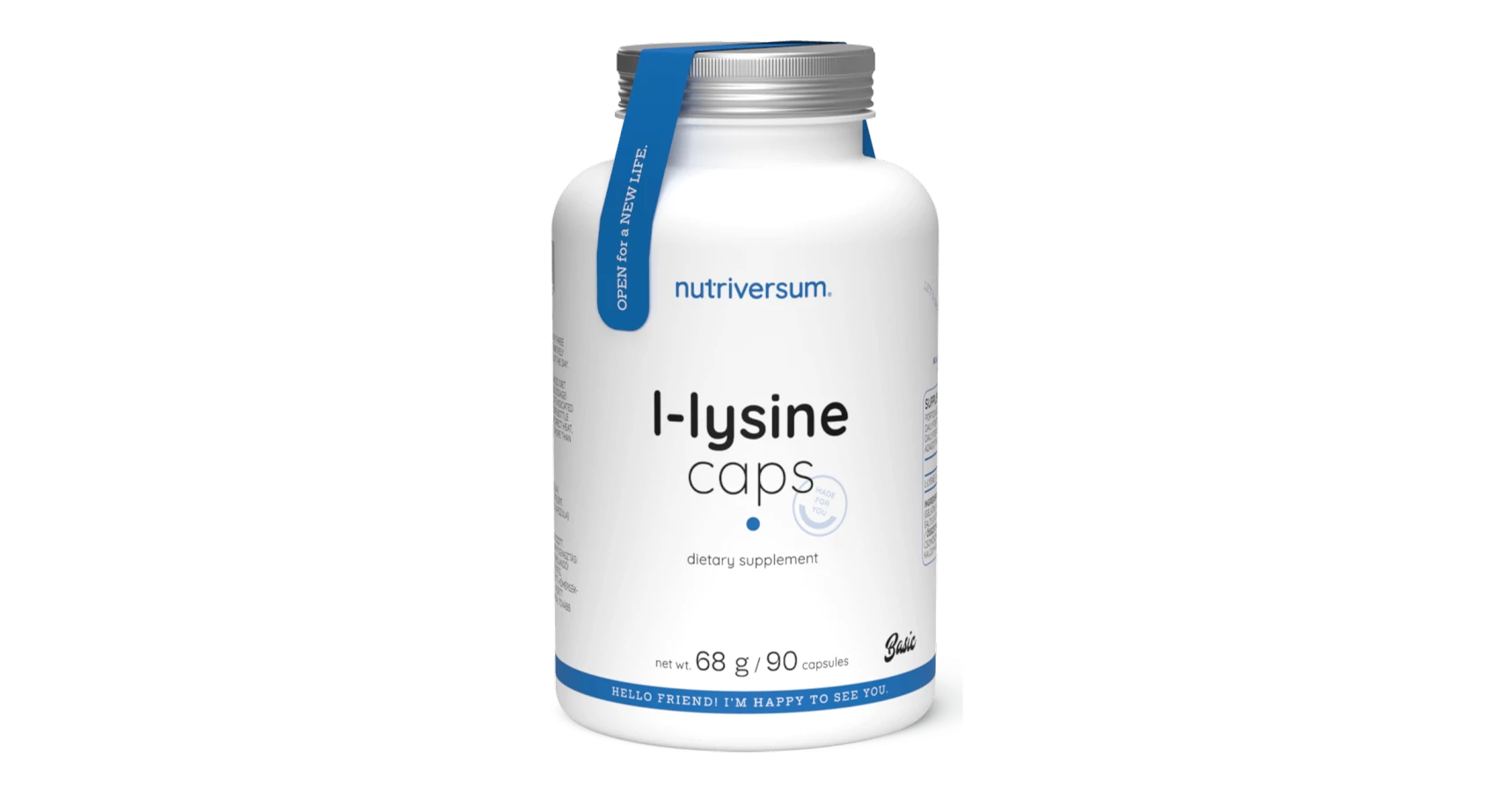 L-Lysine lizin - 90 kapszula - Nutriversum - 2.990 Ft